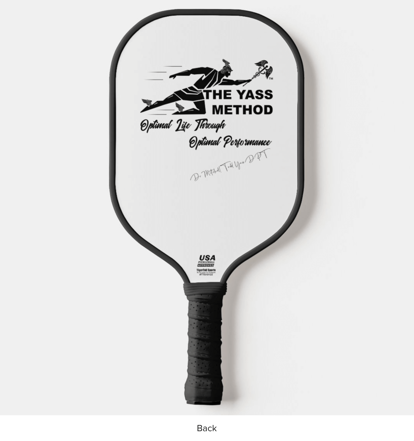 Signed Pickleball Racket – THE YASS METHOD